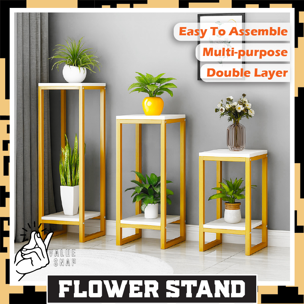 Rak Pasu Bunga Bertingkat Outdoor Flower Pot Plant Stand Flower Rack ...