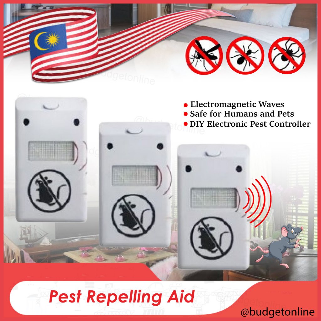 Electronic Pest Repelling Aid Pest Repeller Control Anti Mosquito ...
