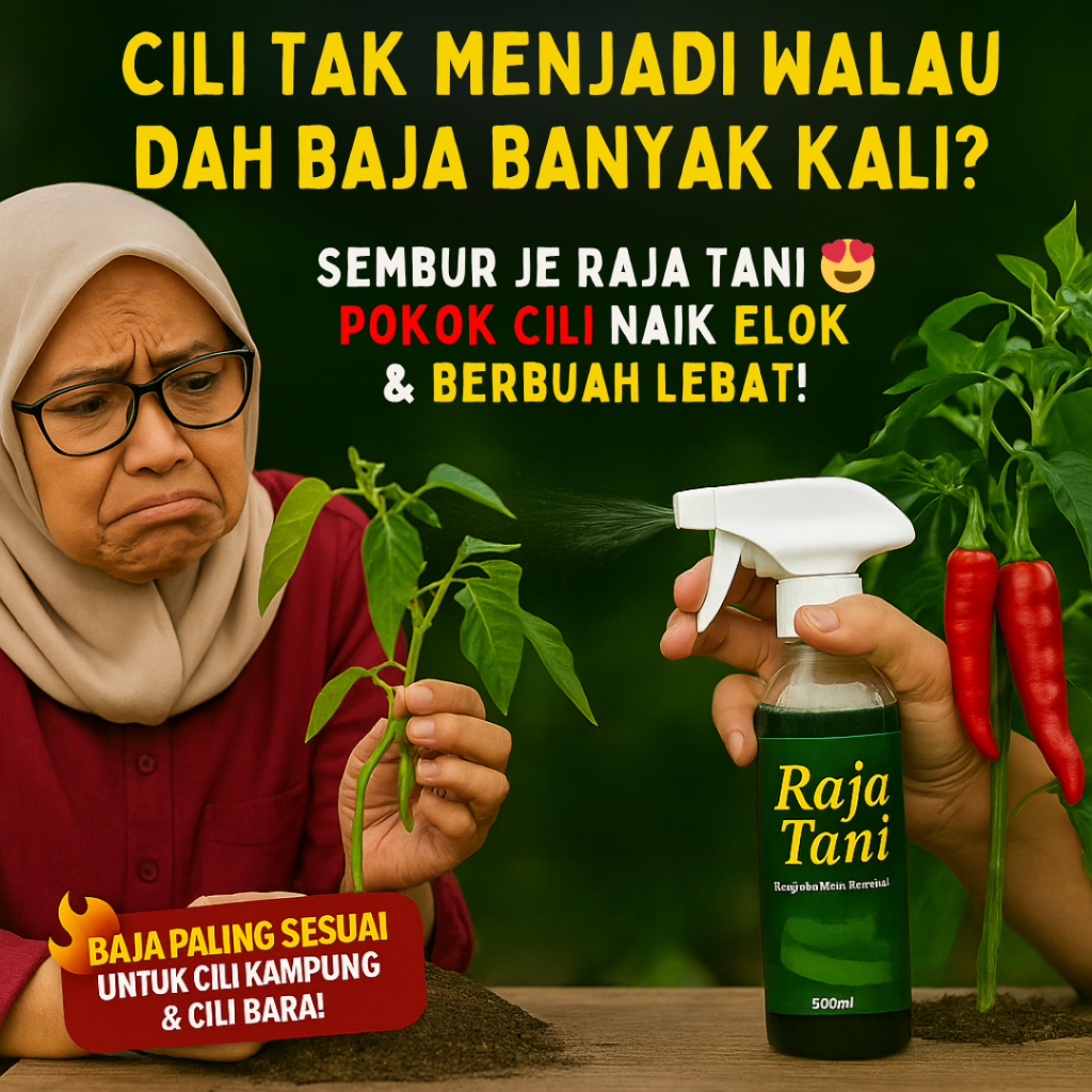 Baja Pokok Cili – Baja Paksa Buah Cili, Baja Cili Gemuk & Subur, Spray ...