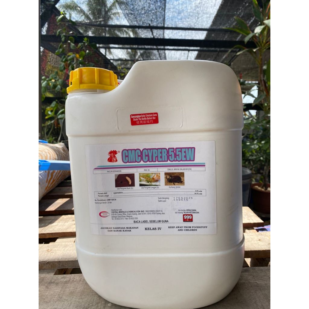 20L Cyper 5.5EW / Racun Serangga CMC Cyper Insecticide / Racun Kutu ...