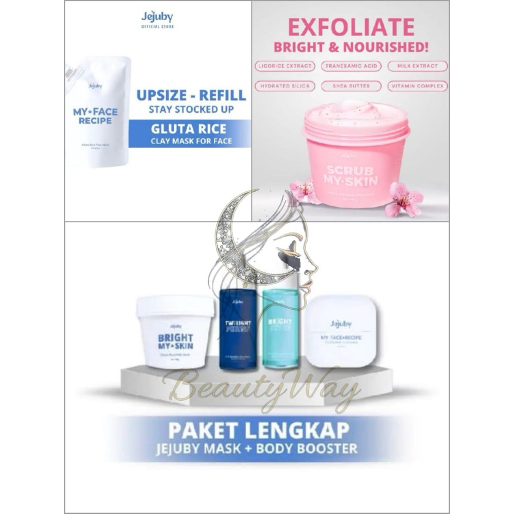 JEJUBY GLUTA RICE MILK BODY MASK 2in1 RINSE OFF & SLEEPING BODY MASK ...