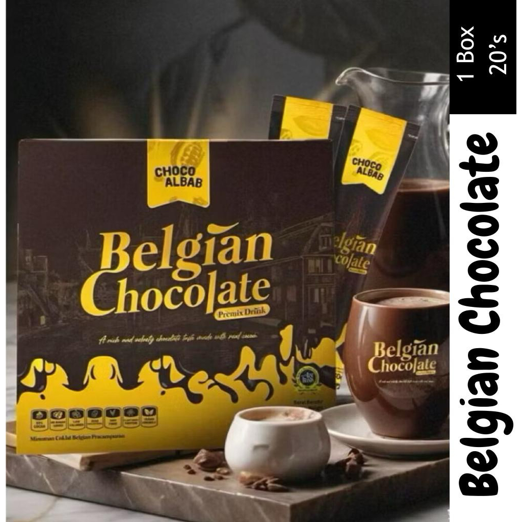[READY STOK] BELGIAN CHOCOLATE DRINK CHOCOALBAB | HALAL 💯 | NO WHITE ...