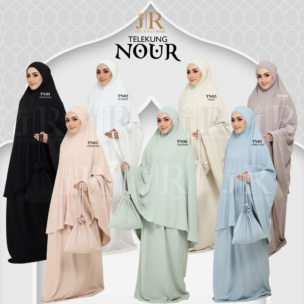 💥Made In Malaysia 💥 Premium Quality Edition Telekung with Corchet Nor ...