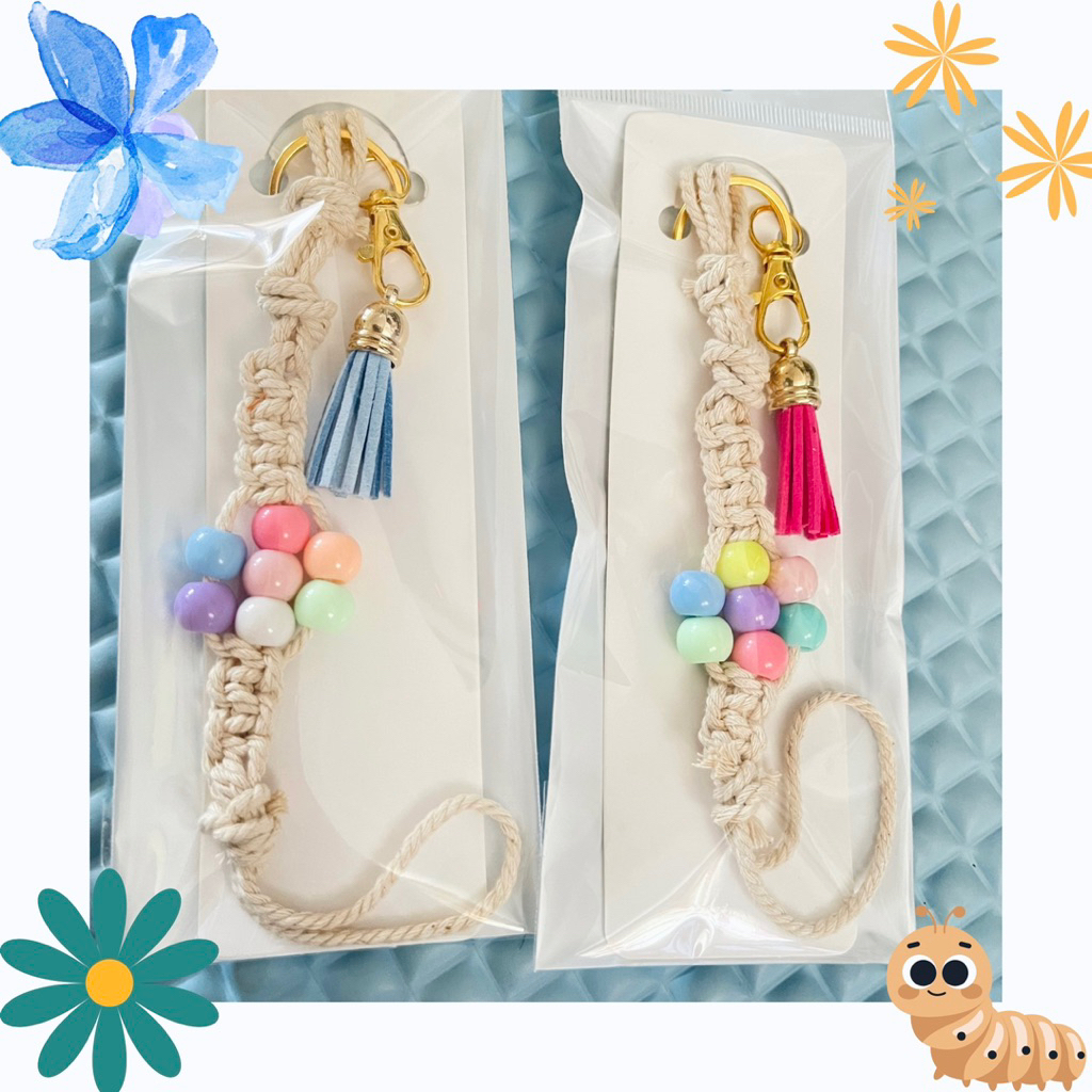 Keychain Bunga Comel Warna Warni random | Shopee Malaysia