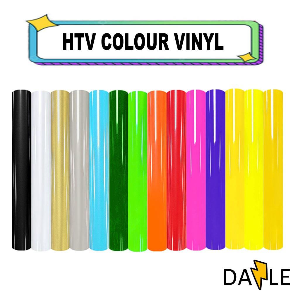 [ 50cm width HTV Vinyl ] Colour heat press vinyl pu heat transfer vinyl ...