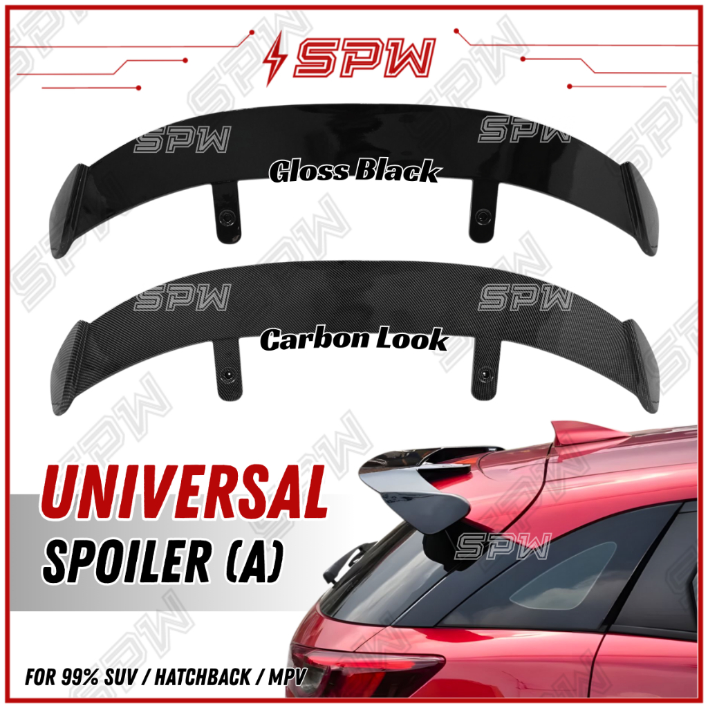 Universal Spoiler (A) Hatchback SUV MPV Rear Trunk Spoiler GT Wing ...