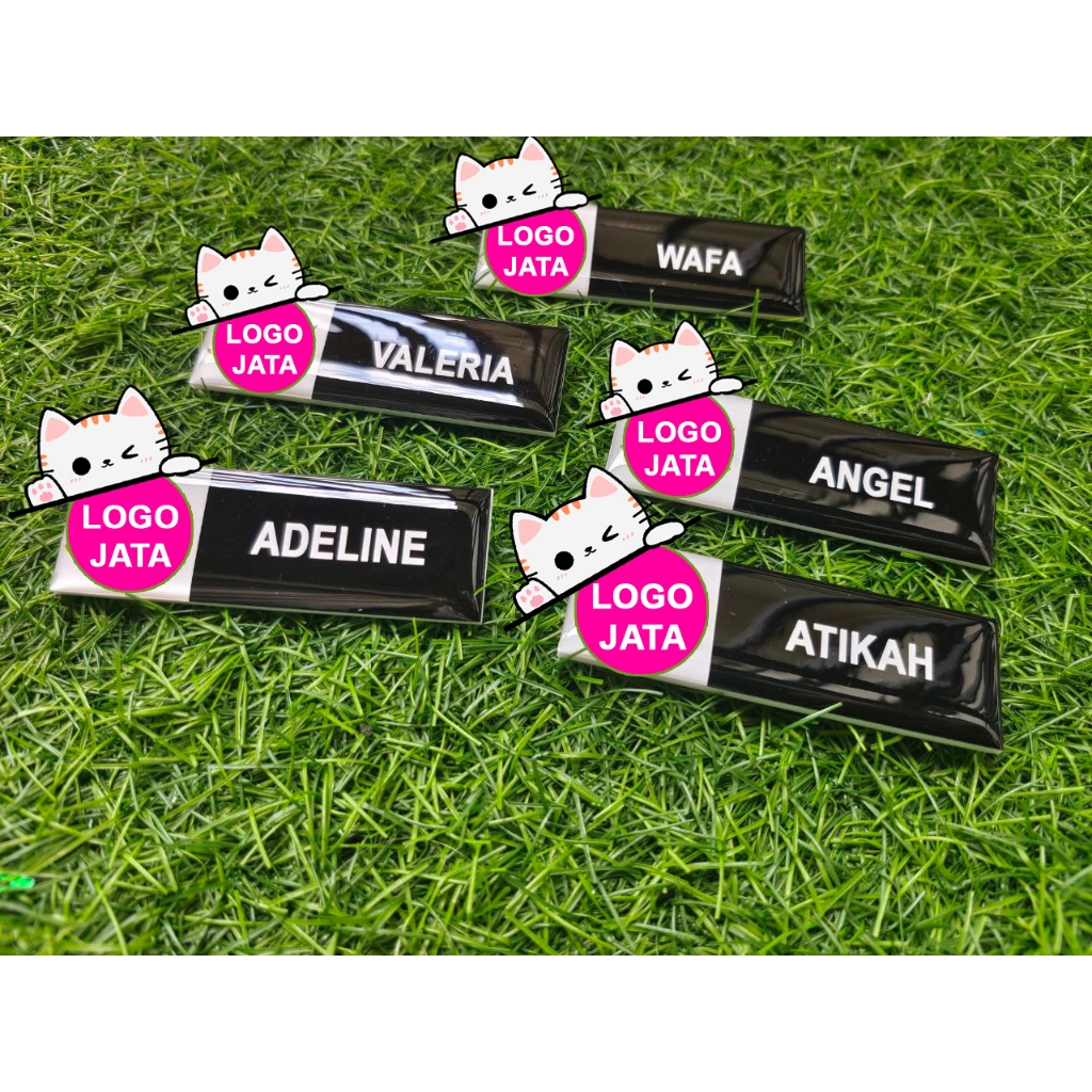 Name Tag Logo Jata Epoxy Penjawat Awam (Magnet/Lock Pin/Pin) | Shopee ...