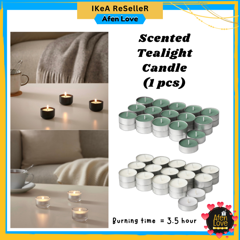 IKeA_ Lilin Wangi Kecil Scented Tealight Candle (1Pcs) | Shopee Malaysia