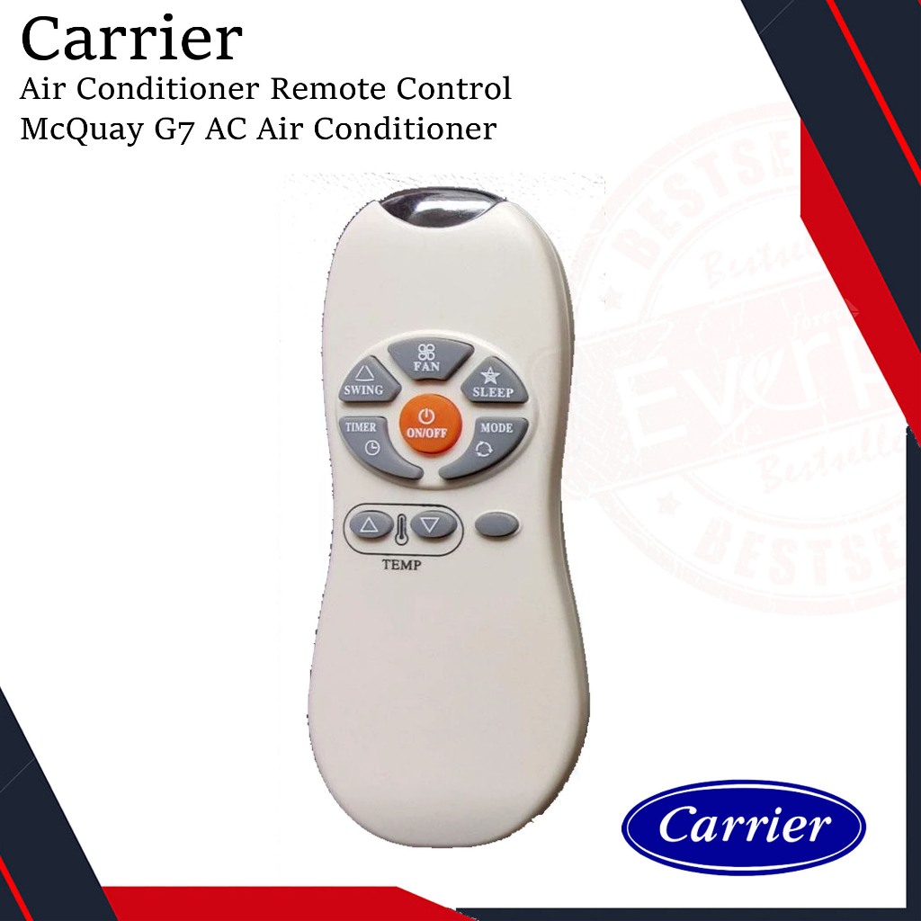 Carrier Air Conditioner Remote Control McQuay G7 | Shopee Malaysia