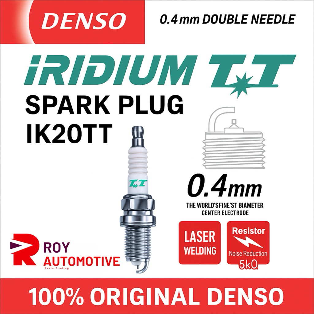 Denso IK20TT Spark Plug Iridium Original Toyota / Honda / Daihatsu ...