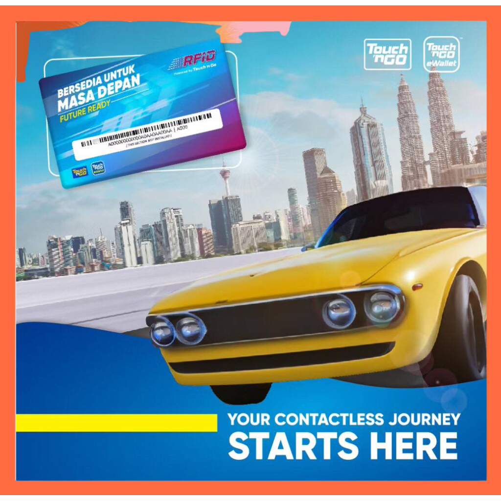 🔥 Combo Package Self-Fitment (DIY) RFID Tag Sticker/ Card Toll Payment ...