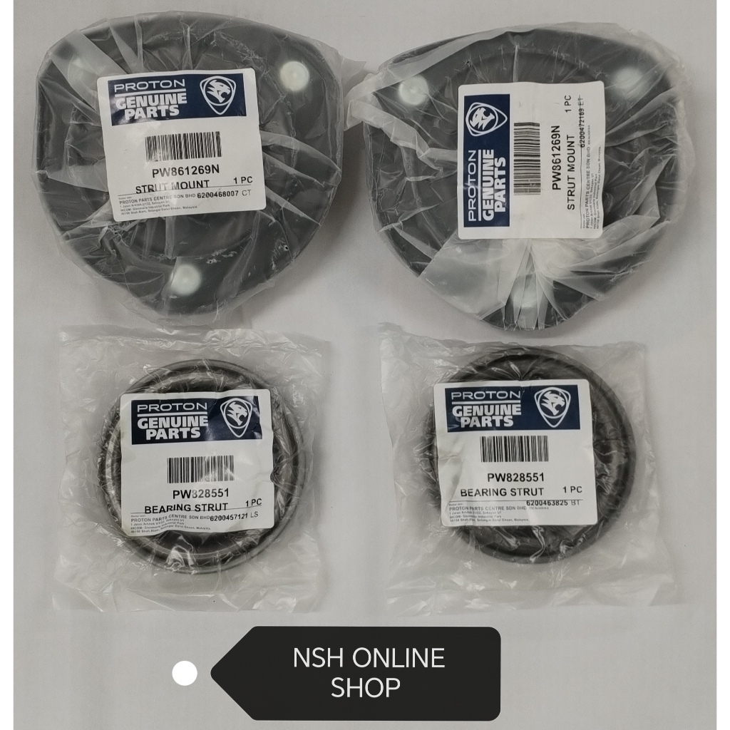 Front Absorber Mounting (100% Proton Original)+ Bearing for Proton Saga ...