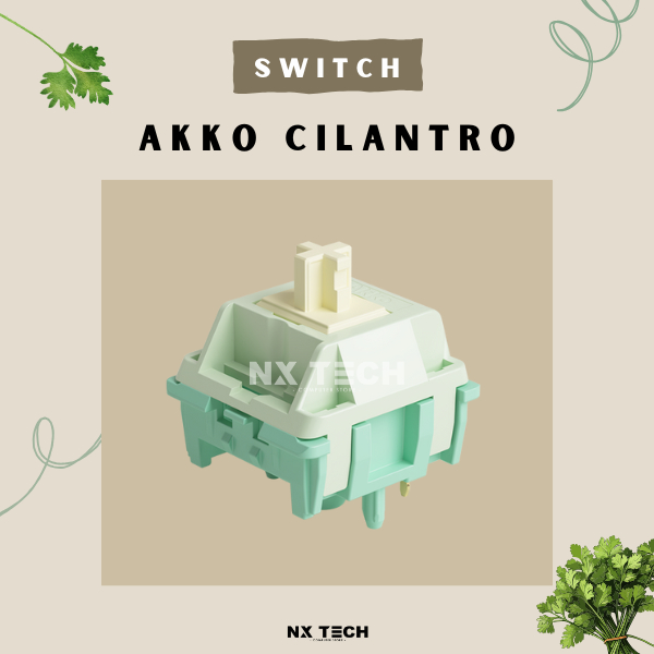 Akko Cilantro | 3 pin | Tactile Switch for mechanical keyboard | Shopee ...