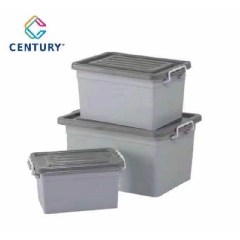 Century(Kecil ) Mini Storage Box 7111, 7112, 7113 White + Transparent ...