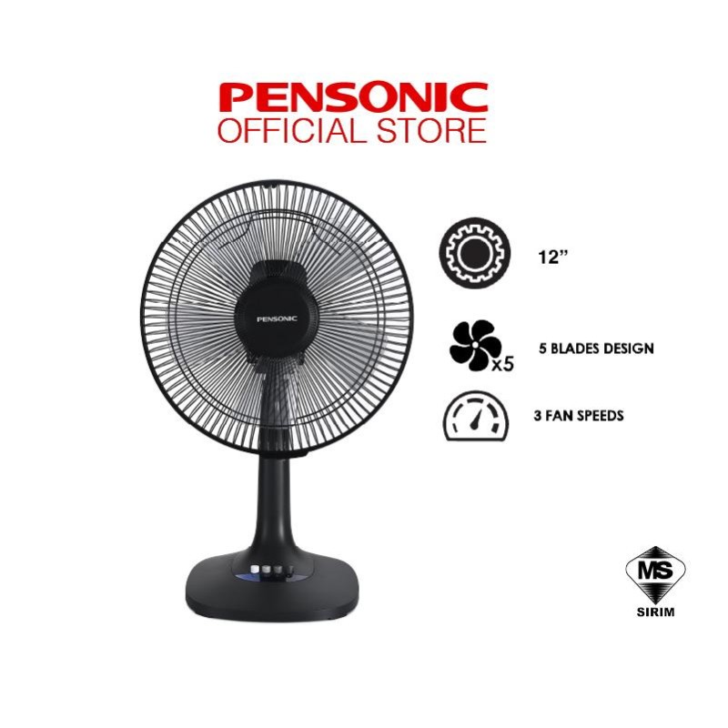 [ NEW } Pensonic Table Fan | Kipas Meja 12” | PF-3108 | Shopee Malaysia