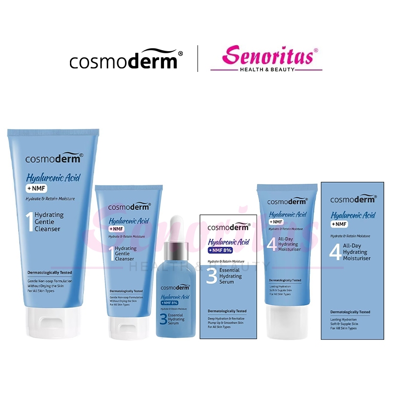 Cosmoderm Hydrating Gentle Cleanser / Serum / Moisturiser | Shopee Malaysia