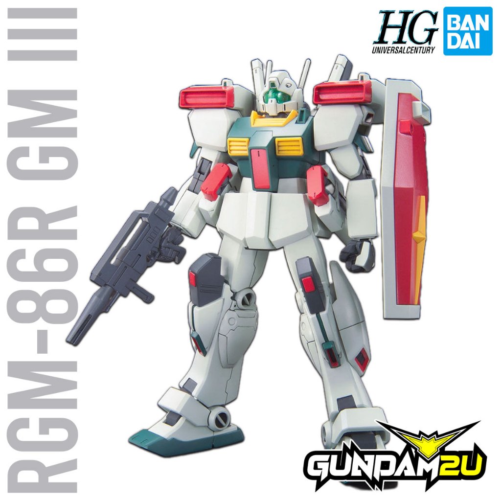 BANDAI HG 1/144 RGM-86R GM III - Plastic Model Kit High Grade HGUC 126 ...
