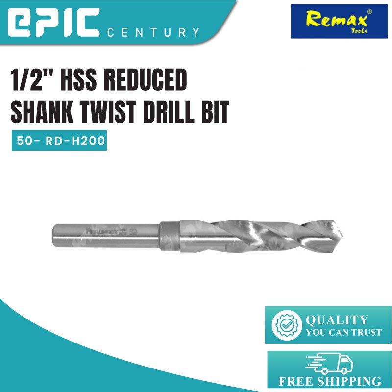 Remax 1/2″ HSS Reduced Shank Twist Drill Bit 20mm - 26mm | Shopee Malaysia