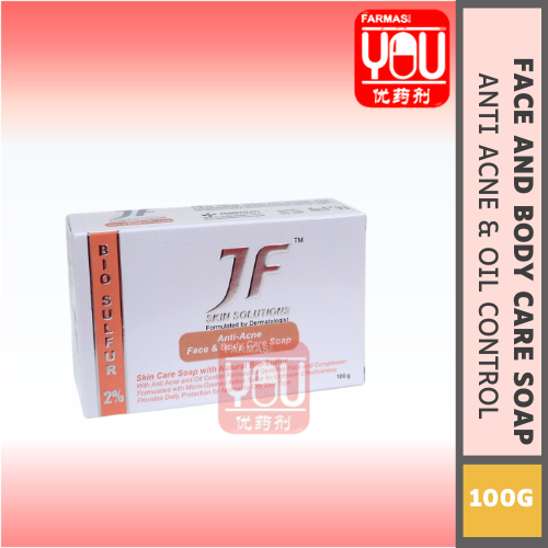 [YOUPHARMACY] JF Bio Sulfur 2% Skin Solutions Anti-Acne Face & Body ...