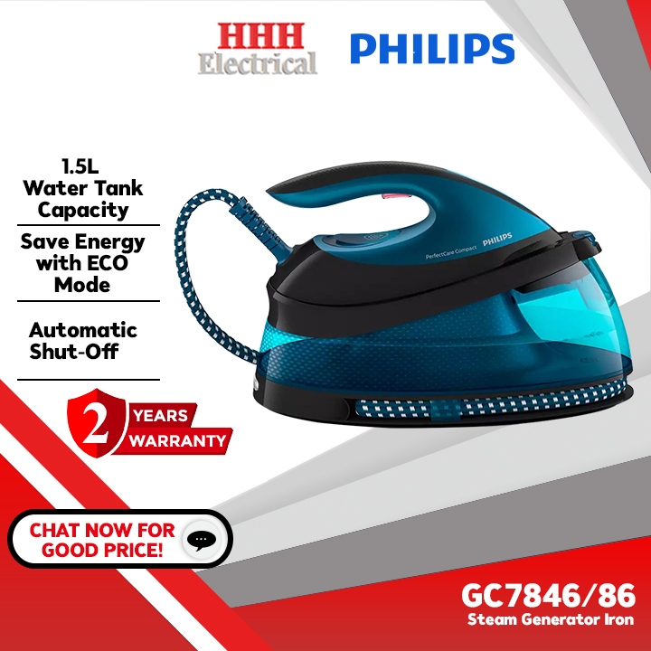 Philips GC7846 Fast Heat Up & Effective Anti scale Steam Generator Iron ...