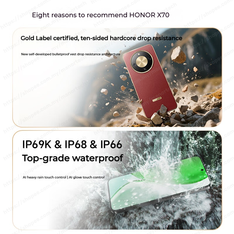 HONOR X70 Snapdragon 6 Gen 4 6.79 inch AMOLED 8300mAh Large Battery 80W Fast Charging Dual SIM ...