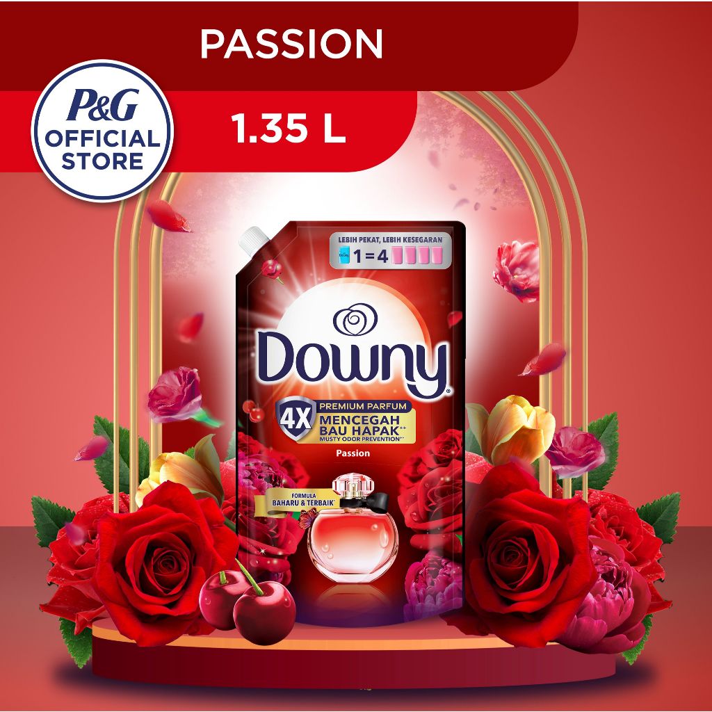 Downy Parfume Collection Fabric Conditioner Refill - Passion (1.35L ...