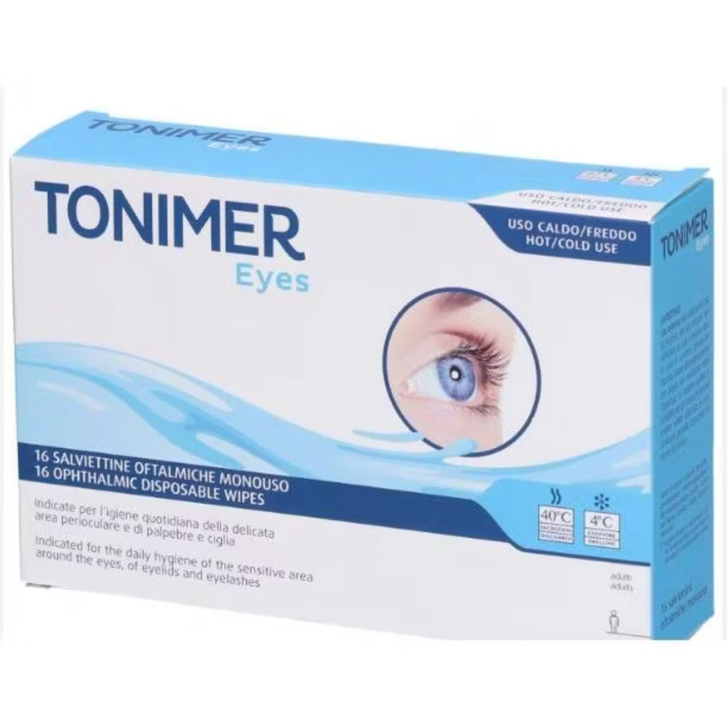Registered Tonimer Eyes Ophthalmic Disposable Wipes 16 pcs exp 1/2027 ...
