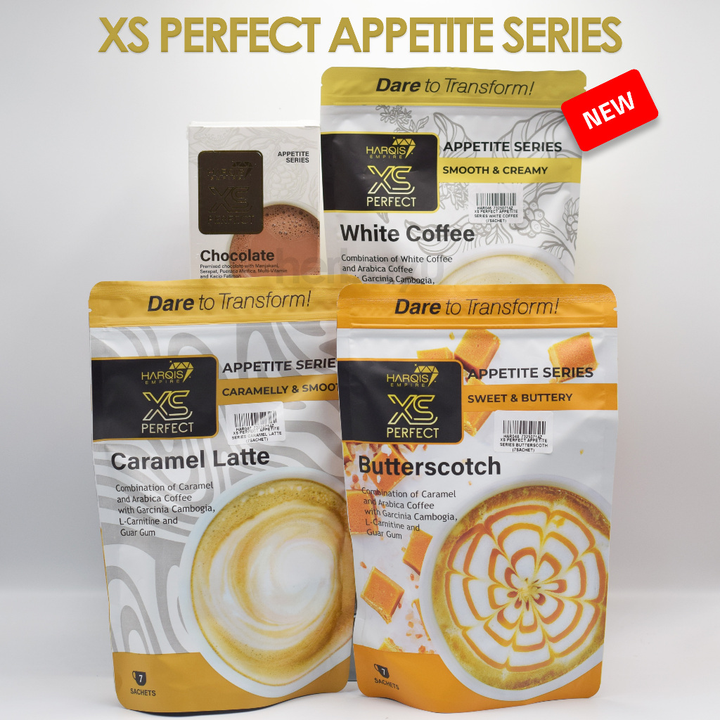 XS PERFECT DRINK APPETITE SERIES CHOCOLATE / CARAMEL LATTE/WHITE COFFEE ...