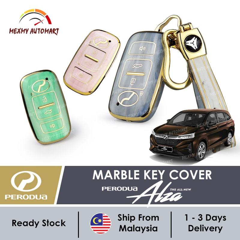 Perodua New ALZA 2022 - 2025 Key Cover Sarung Kunci Casing Accessories ...