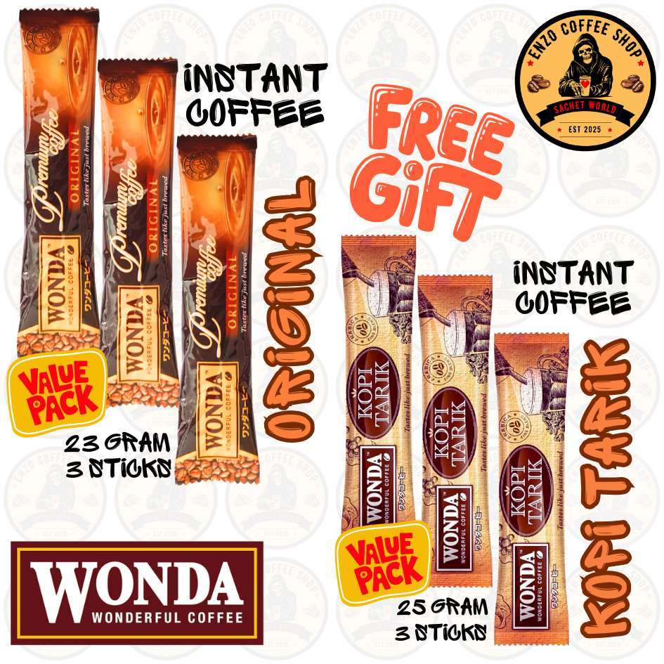 WONDA WONDERFUL COFFEE 🔥TRIPLE SACHETS, LOOSE PACK🔥 INSTANT PREMIX ...
