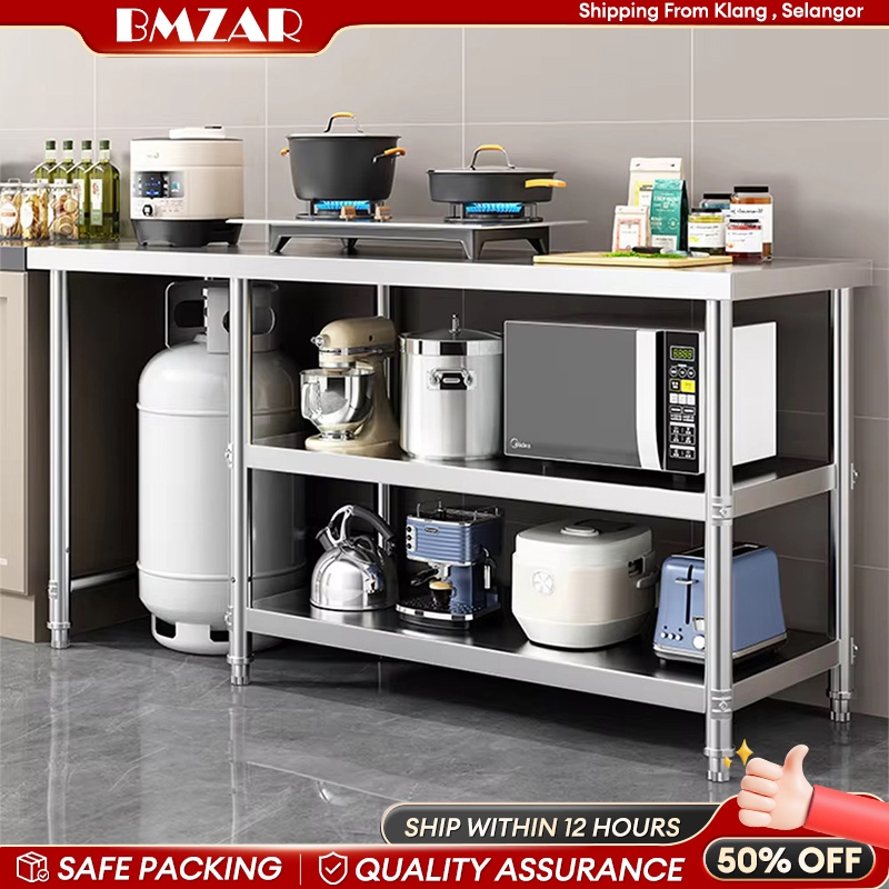 Dapur Gas Rack Stainless Steel Kitchen Rak Rak Dapur Rak Memasak ...