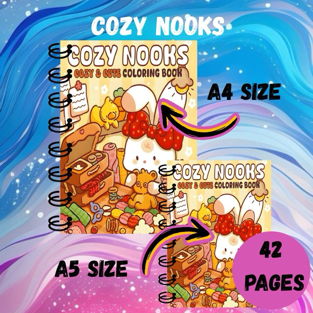 COZY NOOKS – Buku Mewarna Untuk Kanak-Kanak, Remaja & Dewasa | Coloring ...