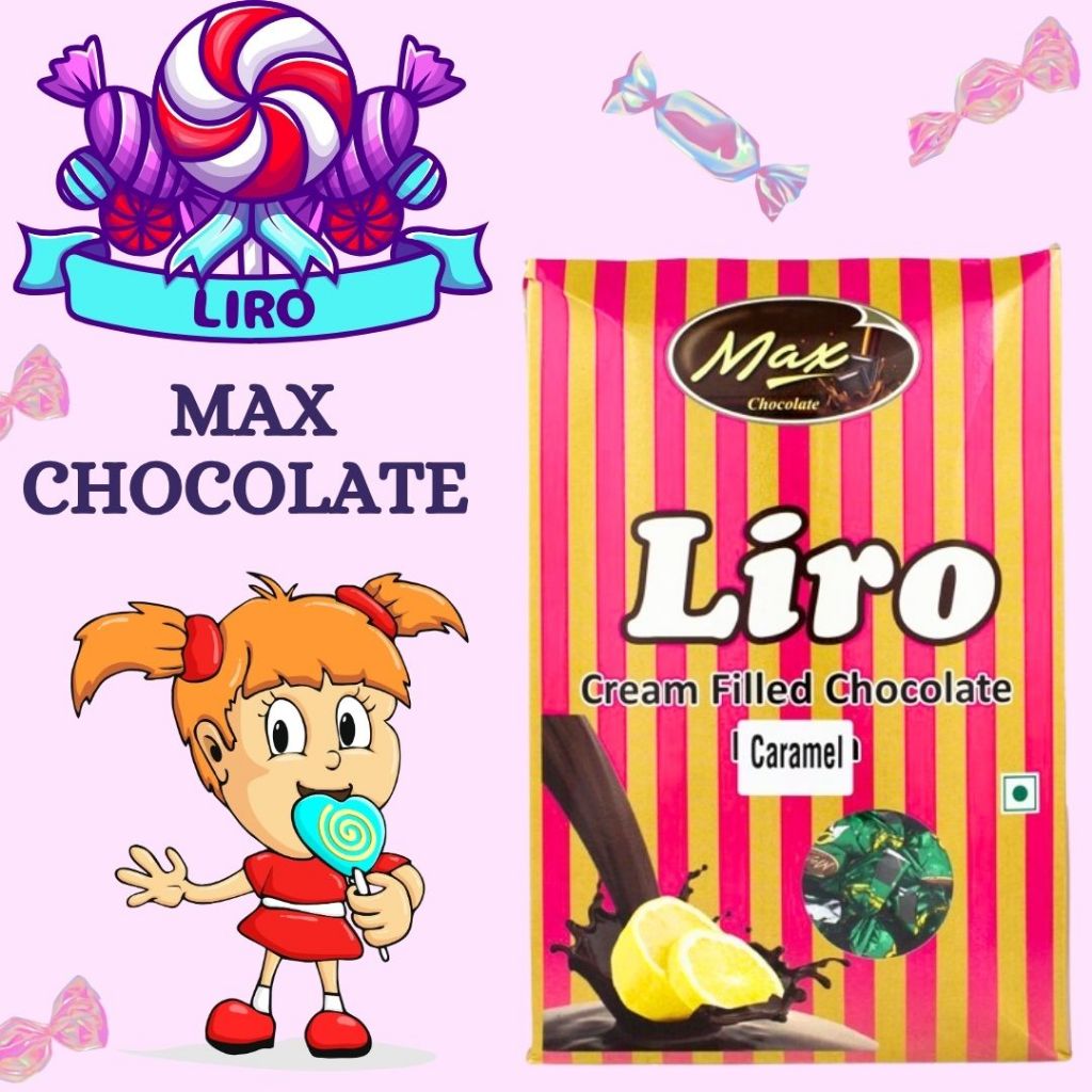 Liro Chocolate with Soft Caramel Center by Max Chocolate (200g, 500g ...