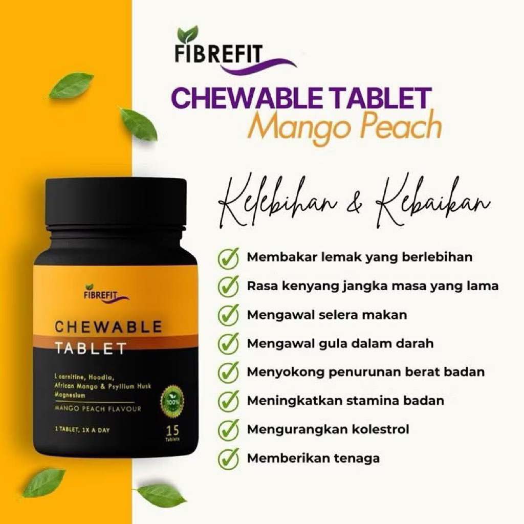 FIBREFIT MANGO PEACH FLAVOUR | Shopee Malaysia