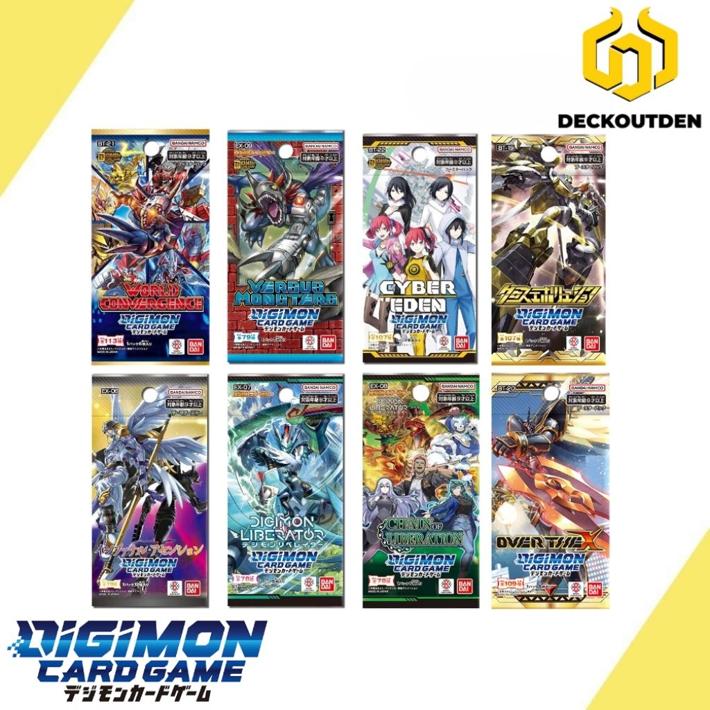 Digimon TCG Booster Pack ( BT21 / EX09 / BT22 / BT19 / EX06 / EX07 ...