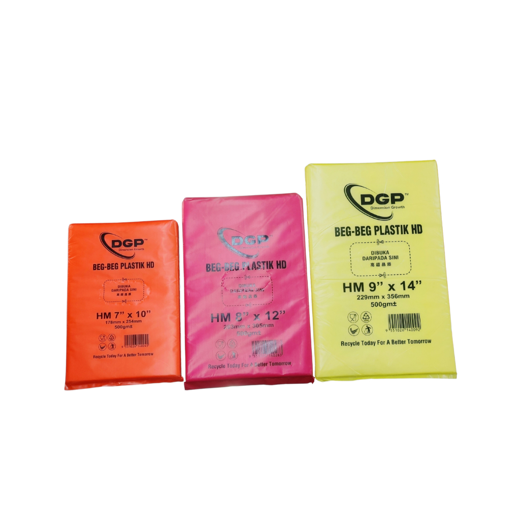 PLASTIC BEG BUNGKUS MAKANAN (DGP) HM 7 X 10 - - 8 X 12 -- 9 X 14 ...