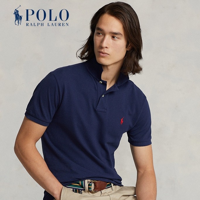POLO Shirt 100% Original Classic Cotton Embroidered Short Sleeve Men ...