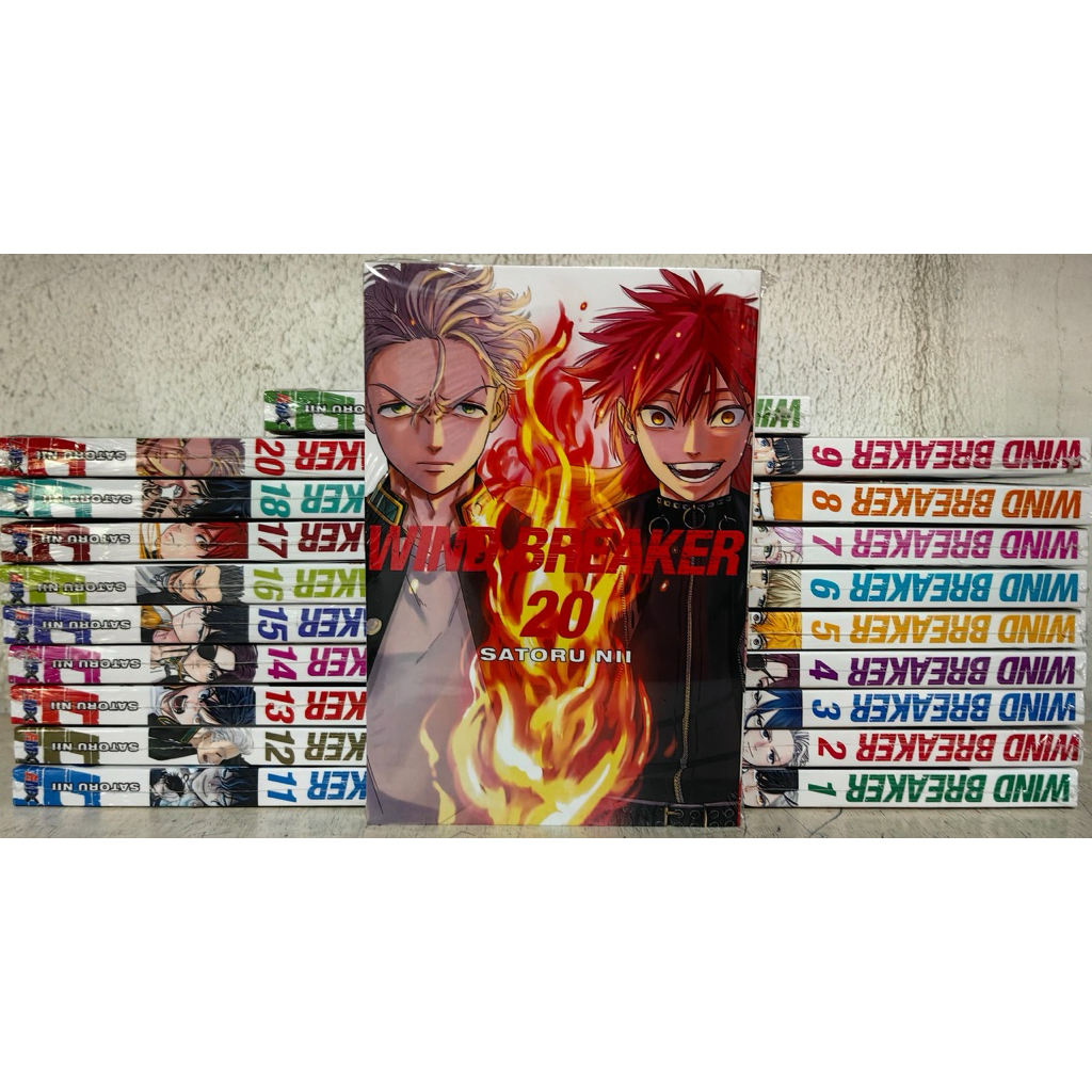 Wind Breaker (English Comics) Vol. 1-20 ENGLISH FULL SET Physical Book ...