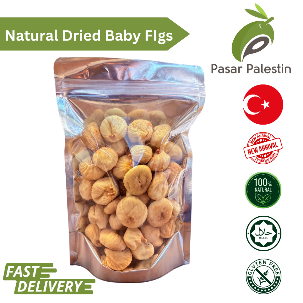 Premium Turkish Natural Dried Baby Figs/Buah Tin Kering | Naturally Sun ...