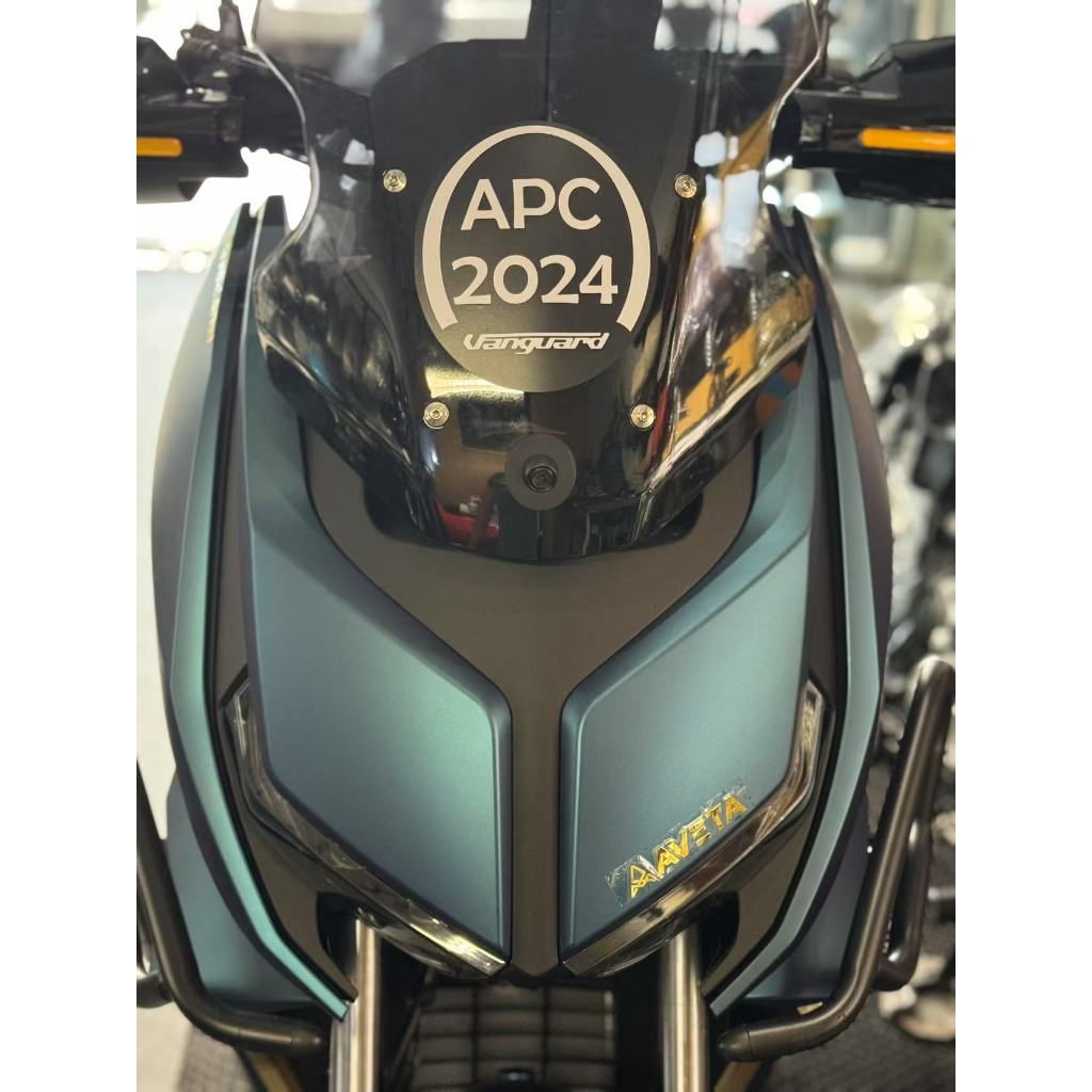 Aveta Vanguard 250 Plate Number Sticker | Fairing & Fender Vinyl | With ...
