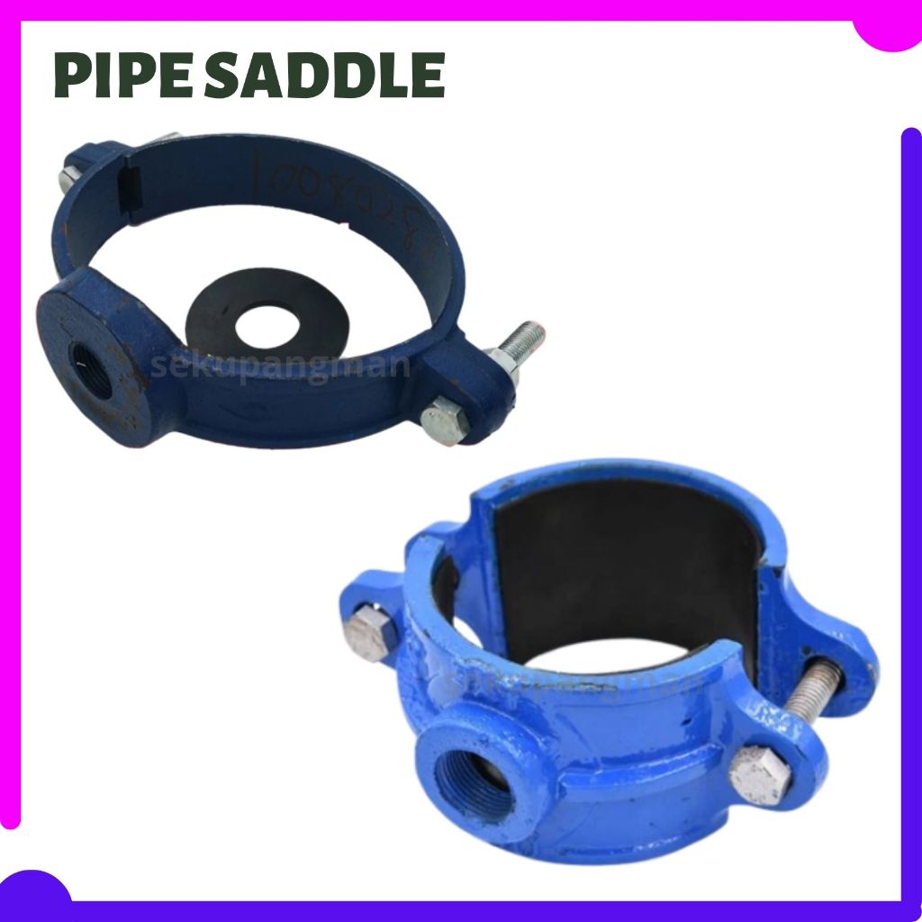 Ductile Government Water Supply Pipe Paip Saddle Pipe Clamp Clip Socket ...