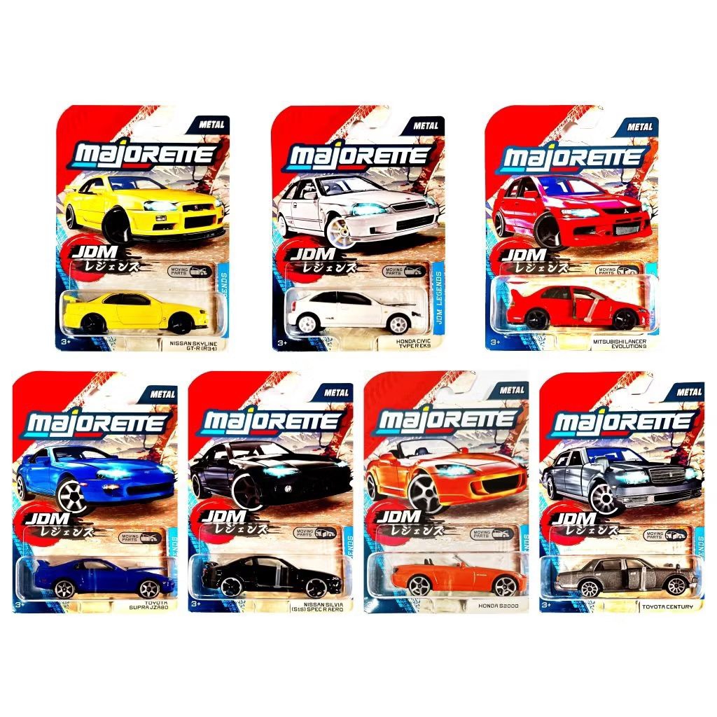 Majorette JDM Legends Premium Nissan Skyline GT-R Silvia S15 Honda ...
