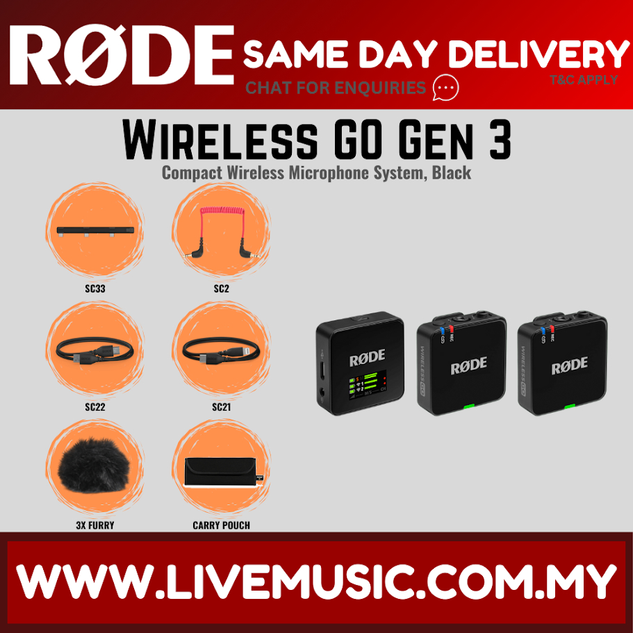 Rode Wireless Go III Wireless Microphone System | Shopee Malaysia