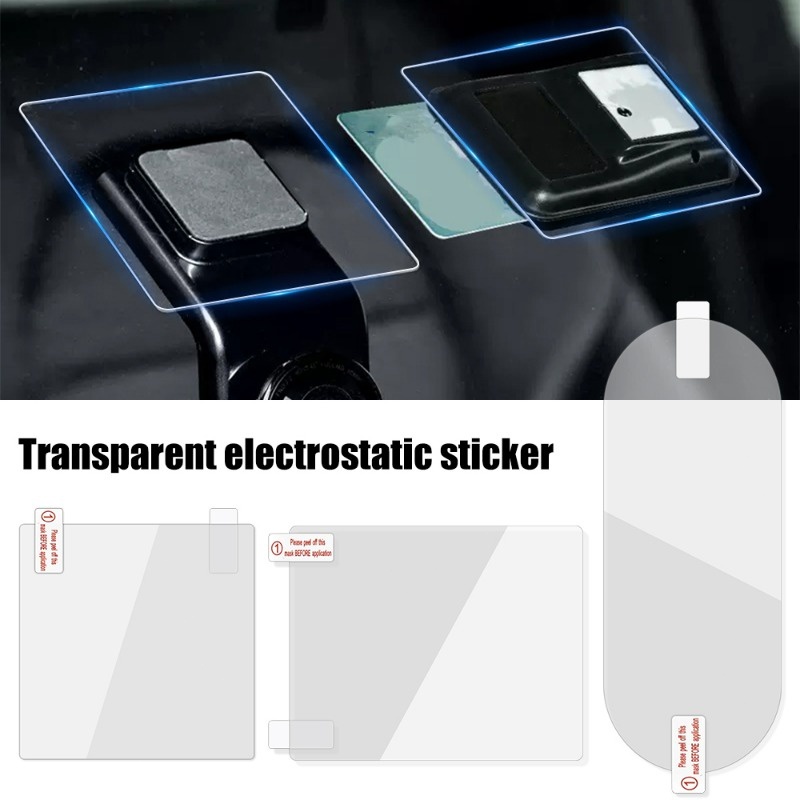MOTUS Windscreen Static Sticker Transparent Electrostatic Sticker HD ...