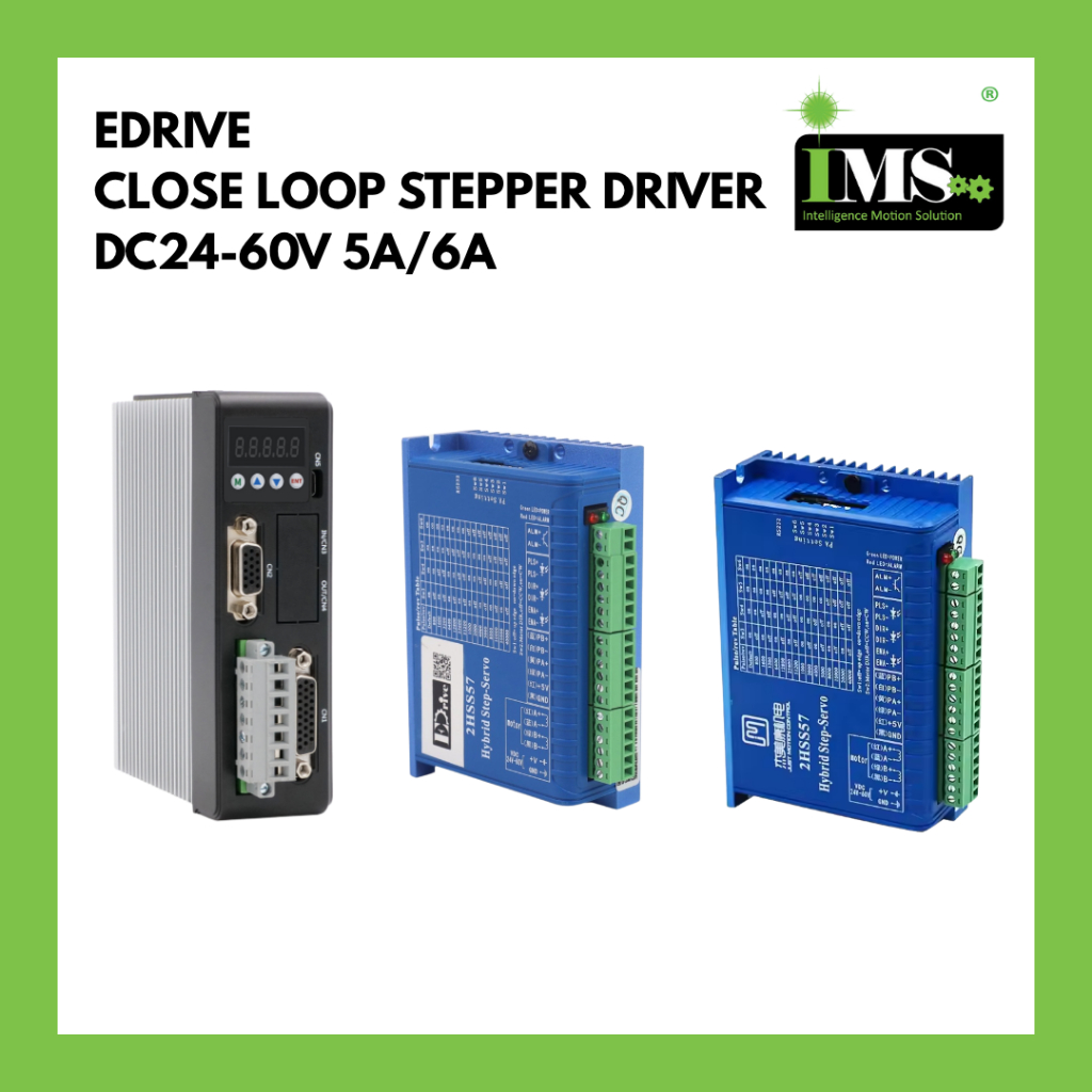 EDRIVE Close Loop Stepper Driver DC24-60V 5A 6A 2 Phase Stepper Driver ...