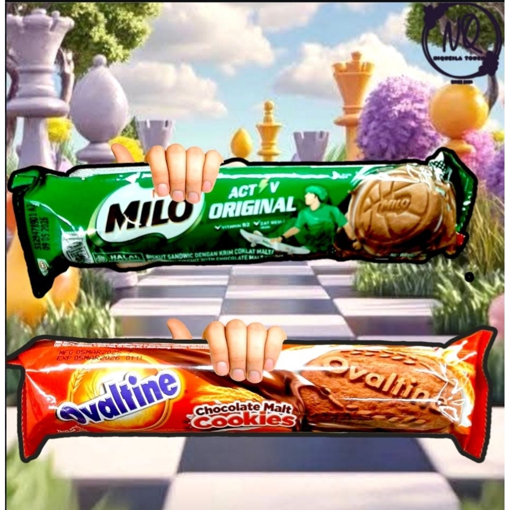 BISKUT CHOCOLATE MALT COOKIES (MILO/OVALTINE) | Shopee Malaysia