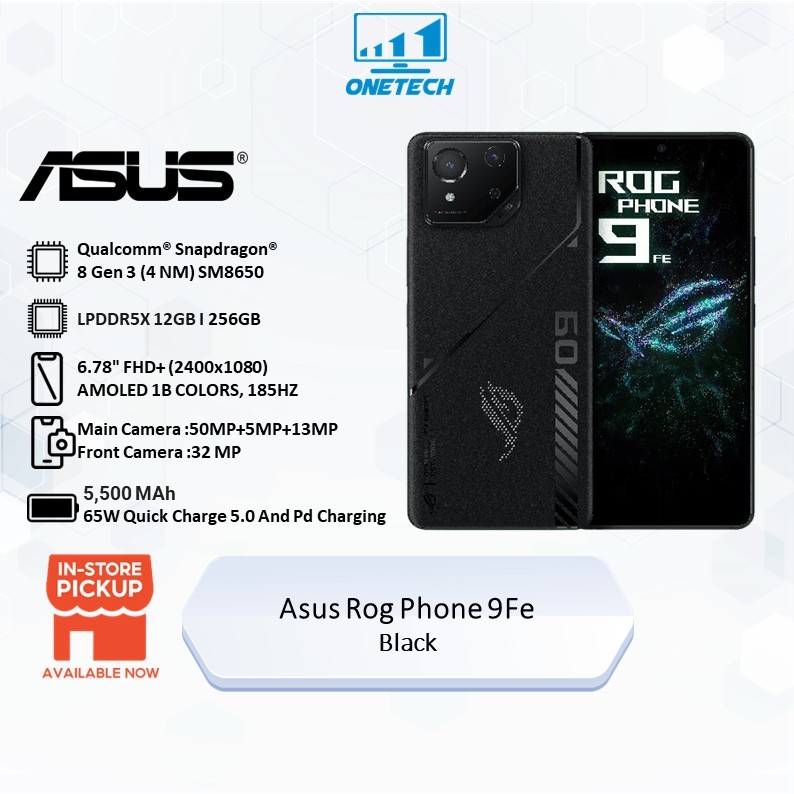 Asus Rog Phone 9 Fe Gaming Phone - (12GB RAM + 256GB ROM) | Shopee Malaysia