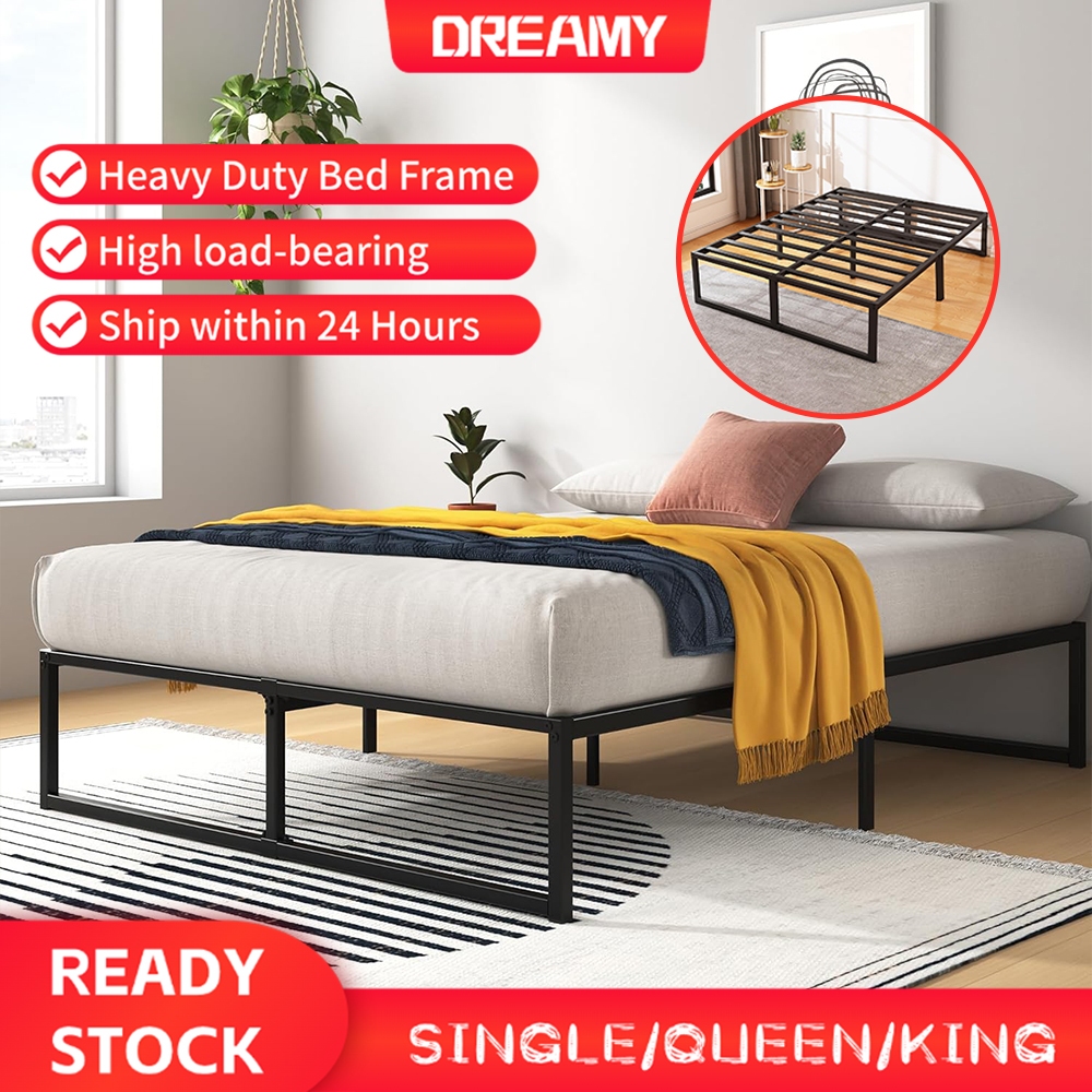 18inch Katil Queen Size Metal Bed Frame Katil Queen Murah /Steel Bed ...