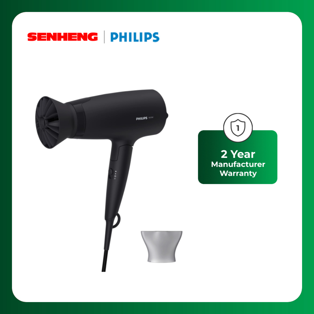 Philips 1600W 3000 Series Hair Dryer BHD308/13 Pengering Rambut | Shopee Malaysia