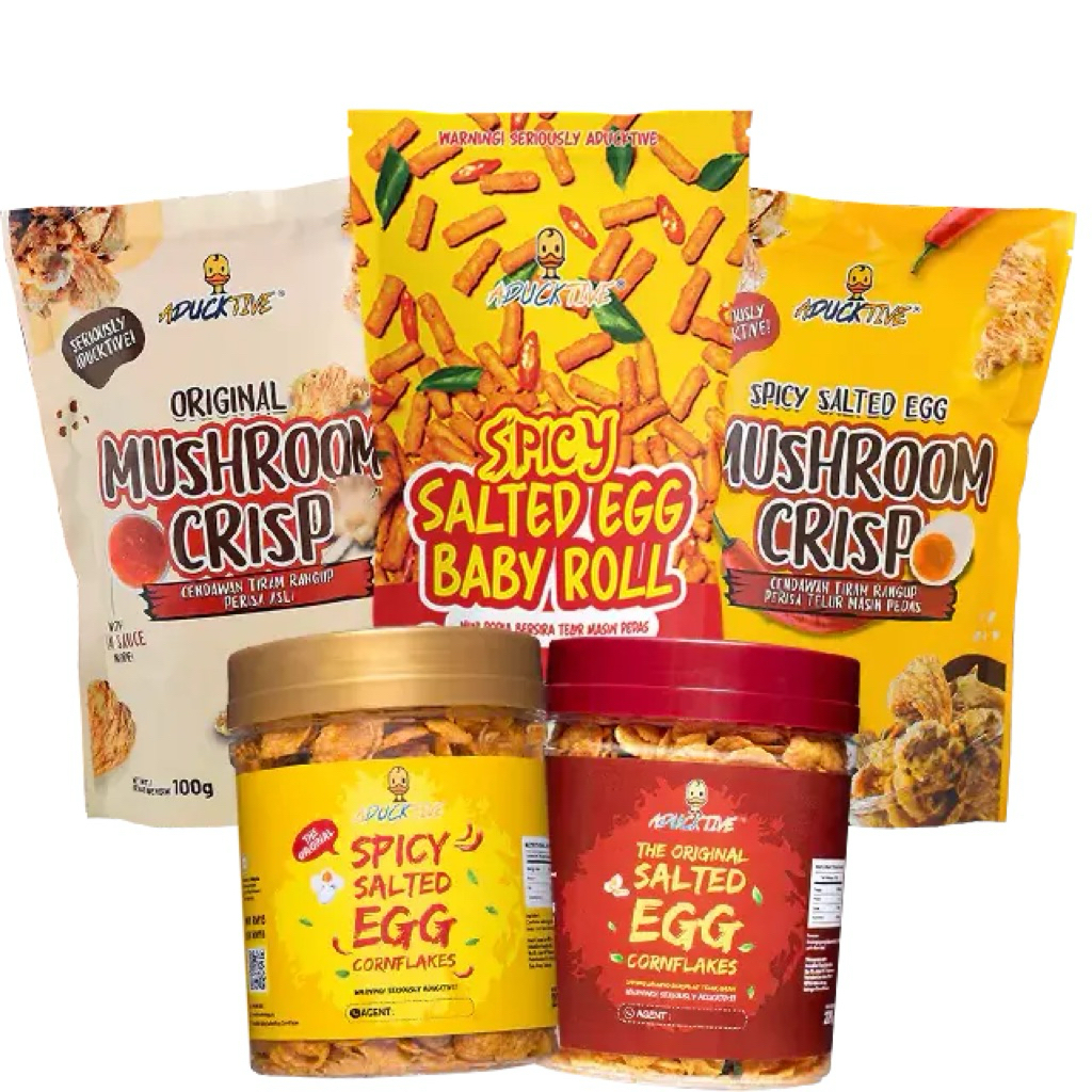 💥CORNFLAKES SALTED EGG💥 + FREE GIFT 🎁 💥BY ADUCKTIVE💥 | Shopee Malaysia